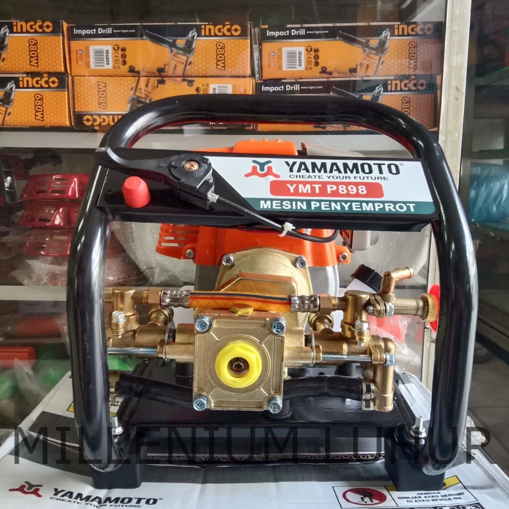 Jual Mesin penyemprot Portable sprayer Yamamoto YMT P898 bensin murni ...