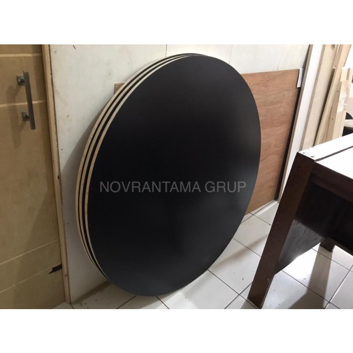 Jual Multiplek / Triplek Melamin Hitam 18mm Bulat Diameter 100 cm ...