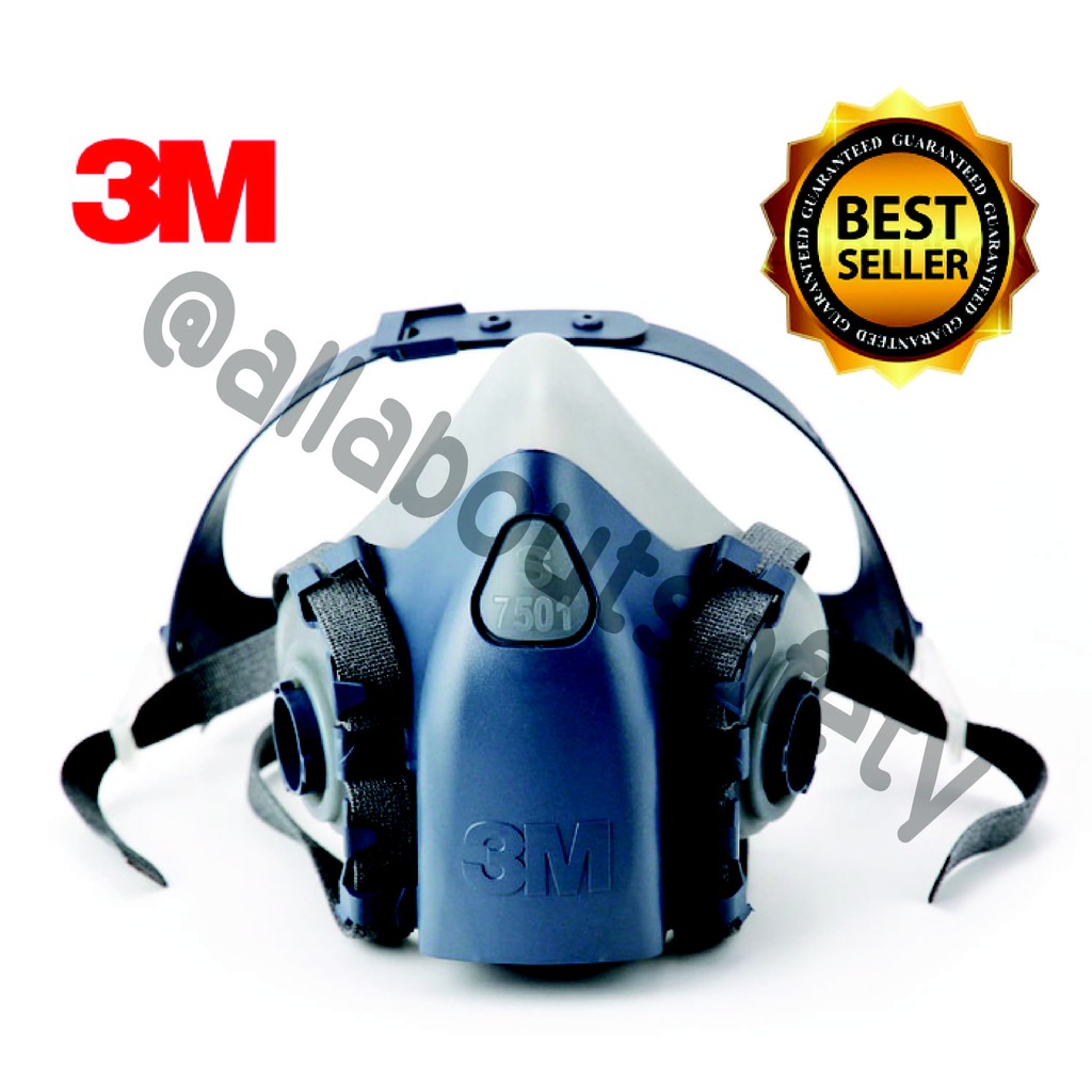 ORIGINAL Masker 3m 7501 Small Half Facepiece Respirator | Shopee Indonesia