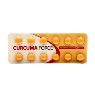 Jual CURCUMA FORCE 1 BLISTER ISI 12 TABLET/CURCUMA/TEMULAWAK/DAYA TAHAN ...