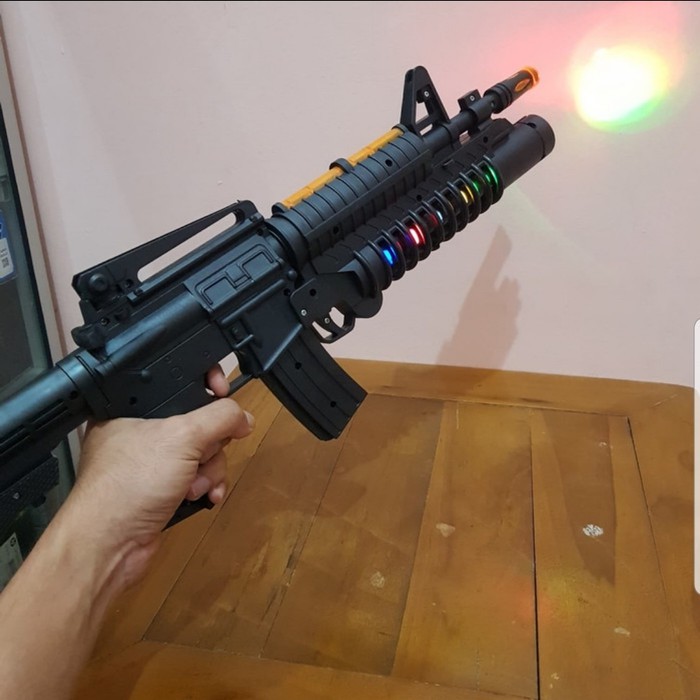 Jual Mainan Tembakan Laser - Mainan Tembakan Rambo batre lampu ...