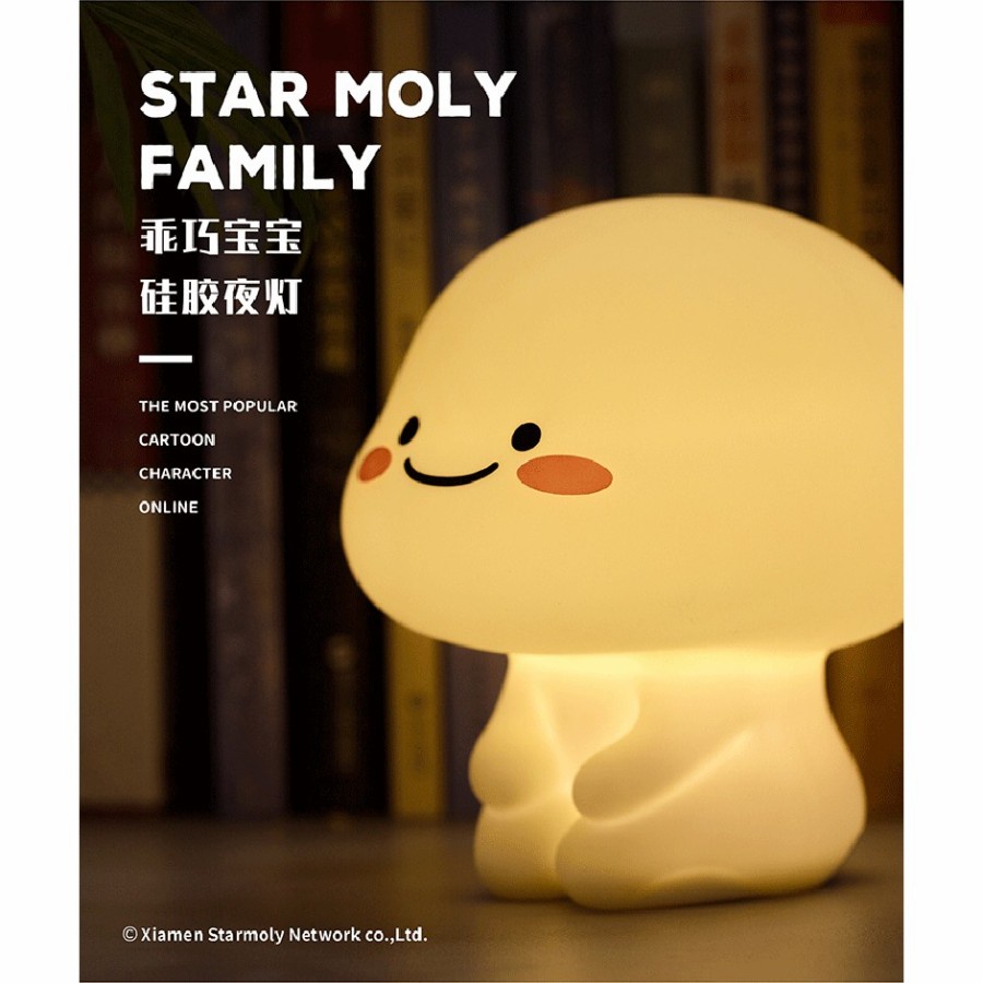 Jual Quby Star Moly Soft Head Touch Dimmer Lamp Lampu Tidur Pentol Quby ...