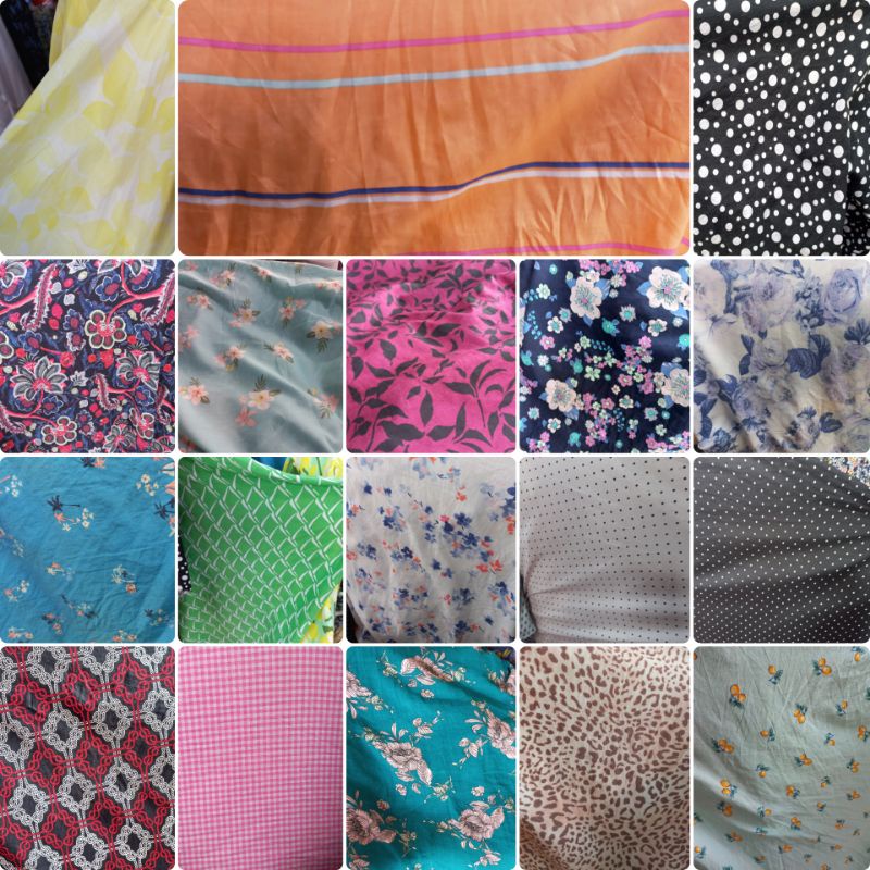 Jual KAIN KATUN PARIS MOTIF GARMENT | Shopee Indonesia