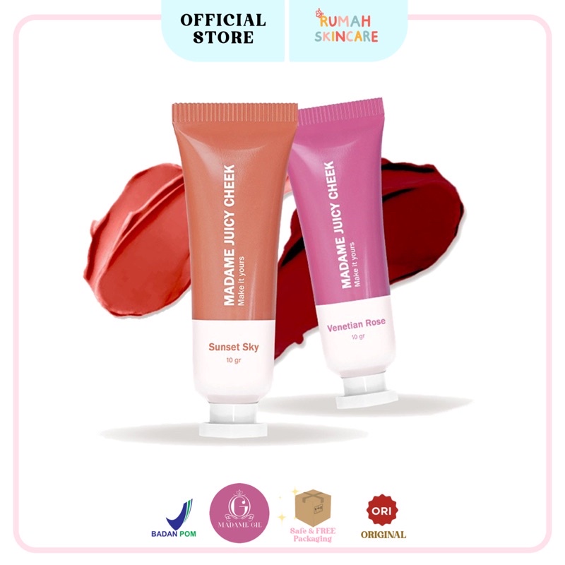 Jual MADAME GIE Madame Juicy Cheek Blush On Tint | Shopee Indonesia Jual MADAME GIE Madame Juicy Cheek Blush On Tint | Shopee Indonesia