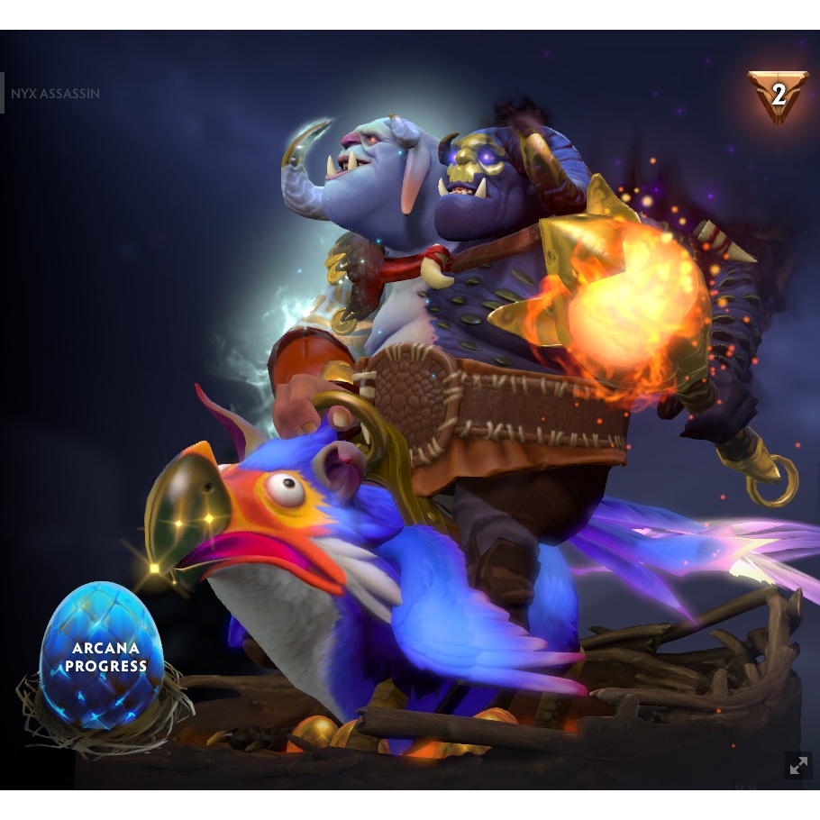 Jual Dota 2 - Arcana Flockheart's Gam & Immortal (Ogre Magi) [STEAM ...