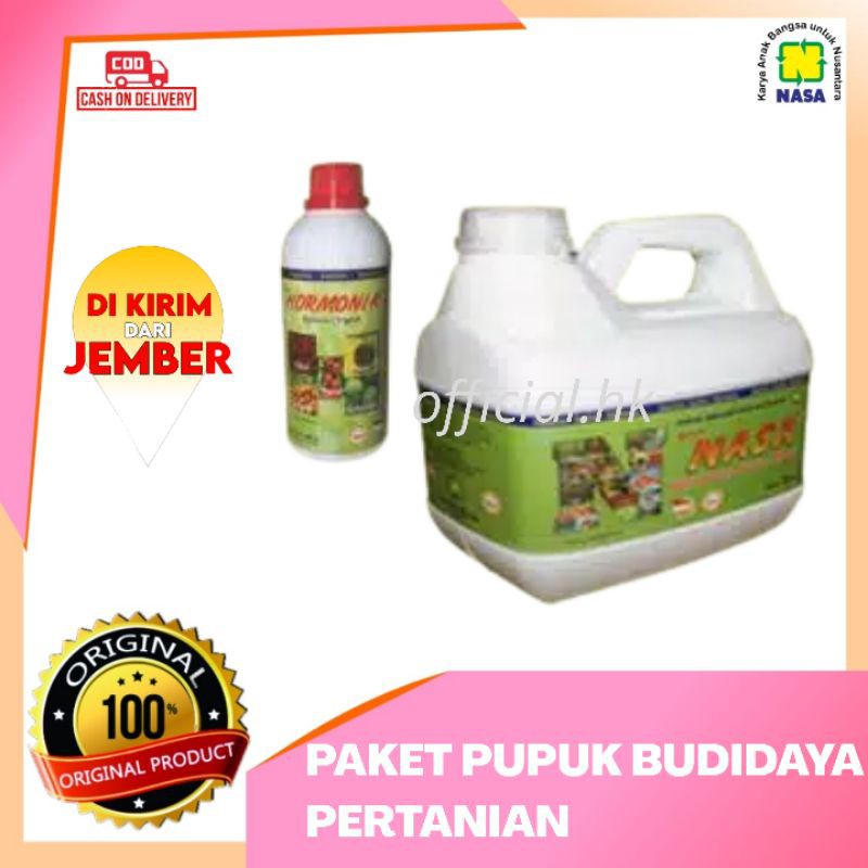 Jual PUPUK ORGANIK NASA / POC NASA 3KG / HARMONIK 500CC / PUPUK JAGUNG ...