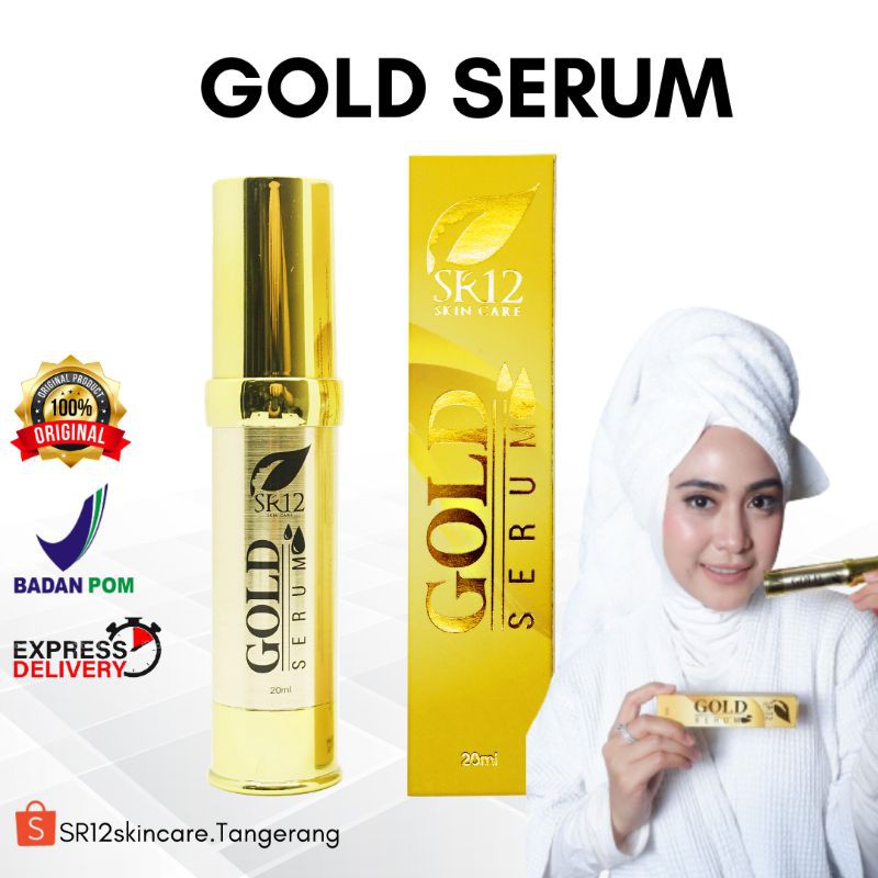 GOLD SERUM SR12 / SERUM SERBUK EMAS & COLLAGEN / ANTI AGING / SERUM ...