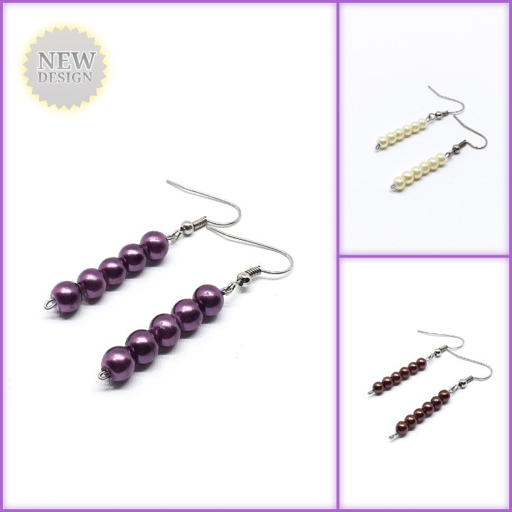 Jual Anting Manik Monte Mutiara Etnik Handmade Khas Bali (Simple Pearl ...