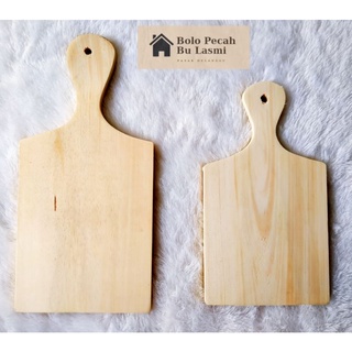 Jual Talenan Kayu Pinus Tebal Taplek Pegangan / Talenan Kayu Tebal ...