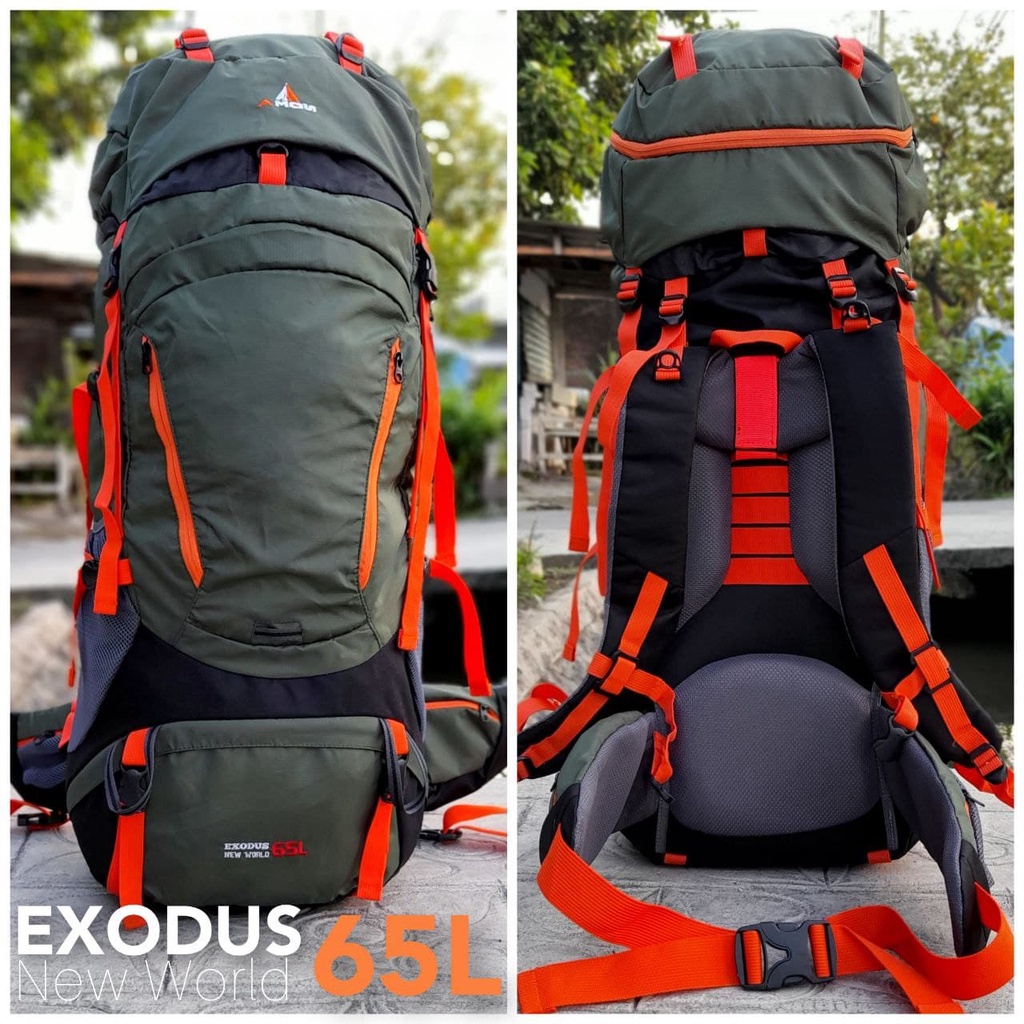 Jual Carrier Tas Gunung Kapasitas 65 Liter up 70 Liter | Shopee Indonesia
