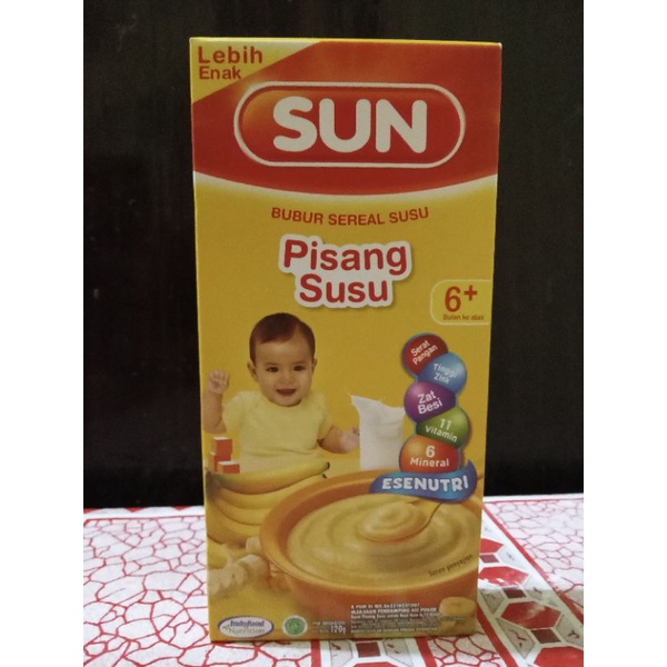 Jual Bubur Sun 120 Gram 6+ Bulan Ke Atas Kemasan Kotak | Shopee Indonesia