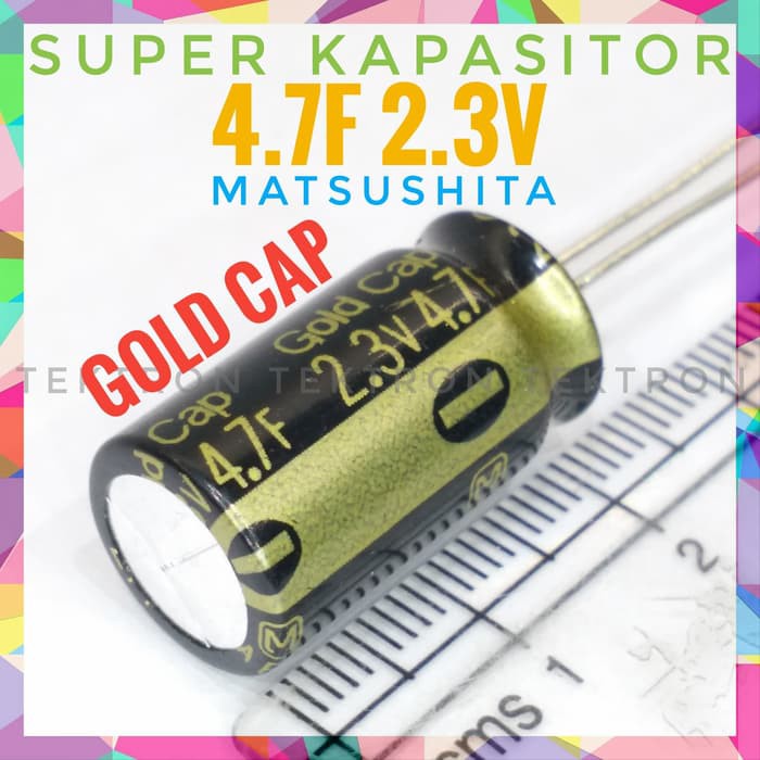 Jual 4.7F 2.3V MATSUSHITA JAPAN super capacitor kapasitor asli original | Shopee Indonesia