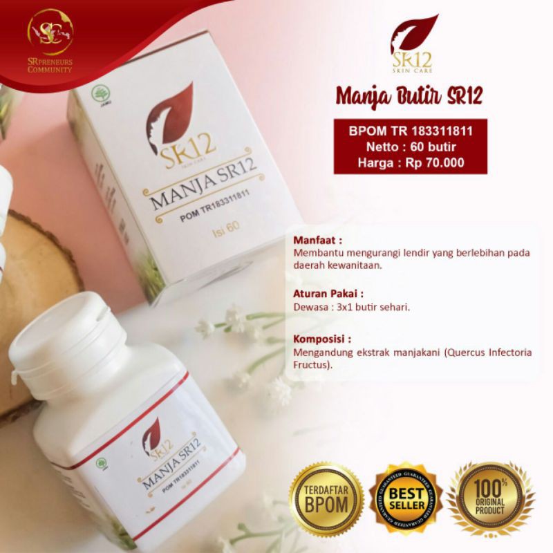 Jual MANJA SR12 HERBAL KAPSUL/BUTIR | Shopee Indonesia