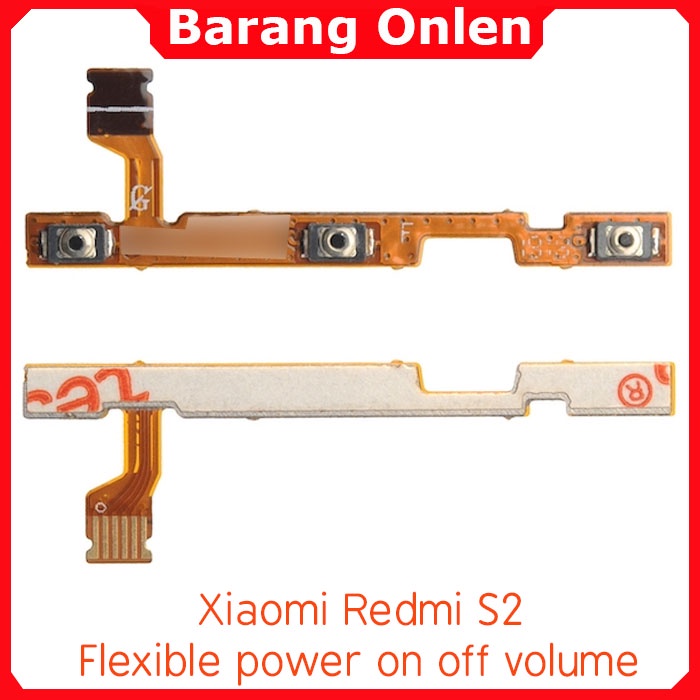 Jual Xiaomi Redmi S2 flexible switch power on off tombol volume ...