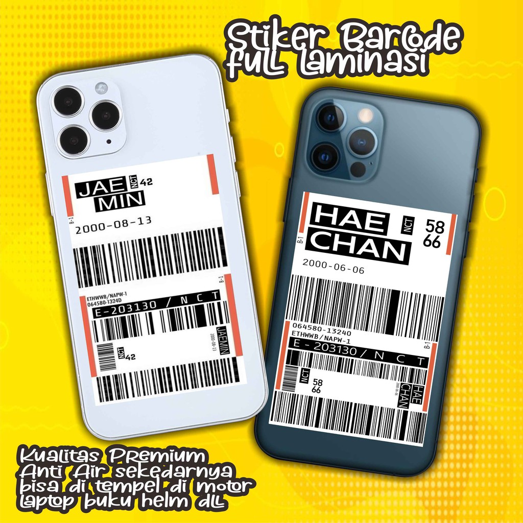 Jual Stiker Aesthetic Barcode NCT V1 (READYSTOK) | Shopee Indonesia