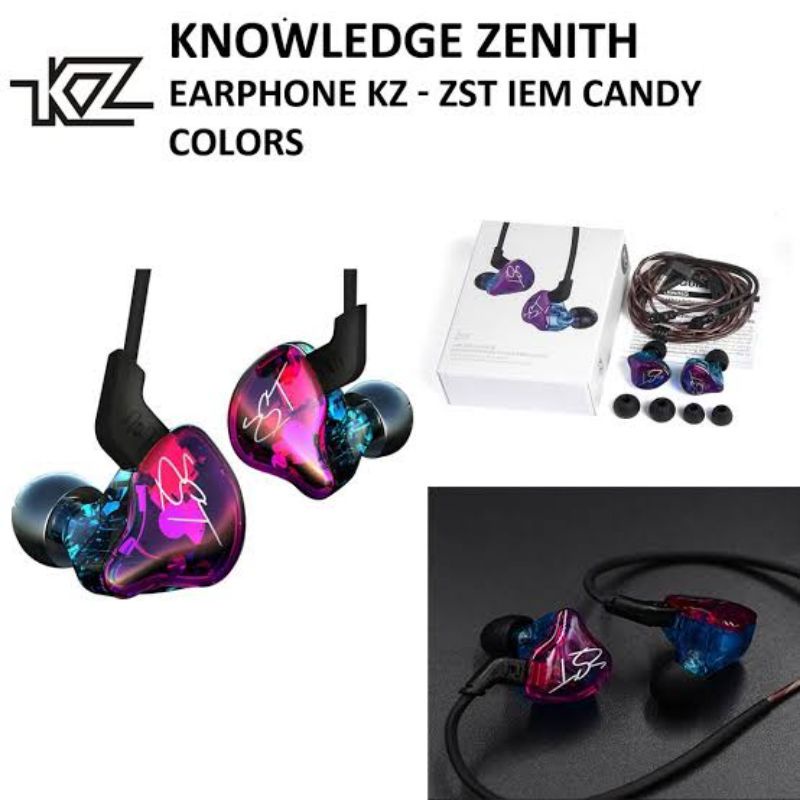Jual Headset/ Earphone KZ ZSN Pro/ZS3 | Shopee Indonesia