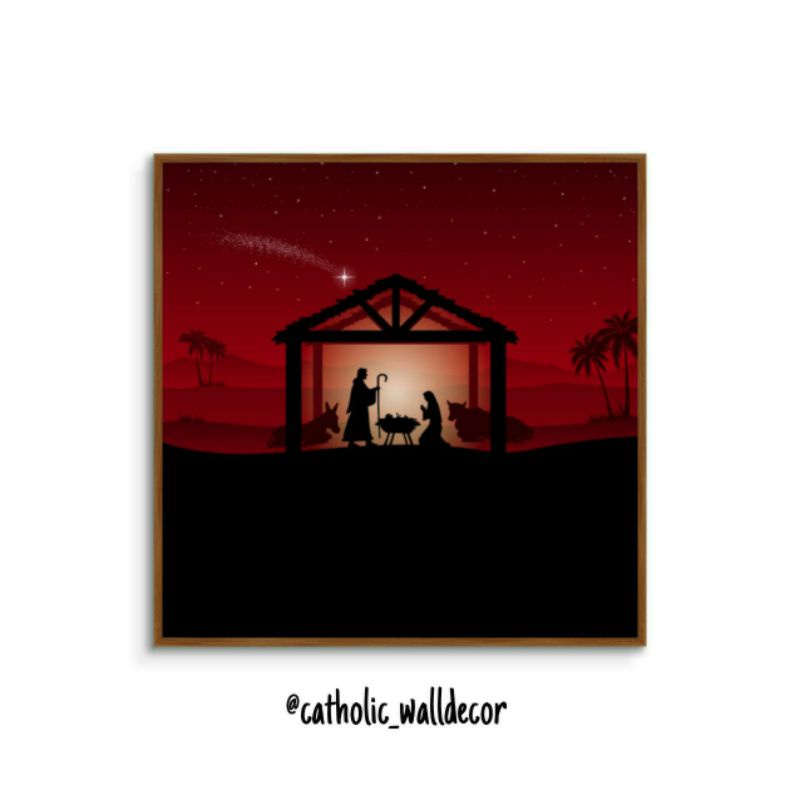 Jual Produk baru spesial Natal Discount 50% Hiasan dinding Tema Natal ...