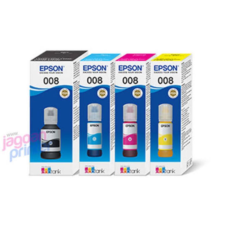 Jual tinta Epson 008 black + 008 colour for L6550, L6580, L15150 ...