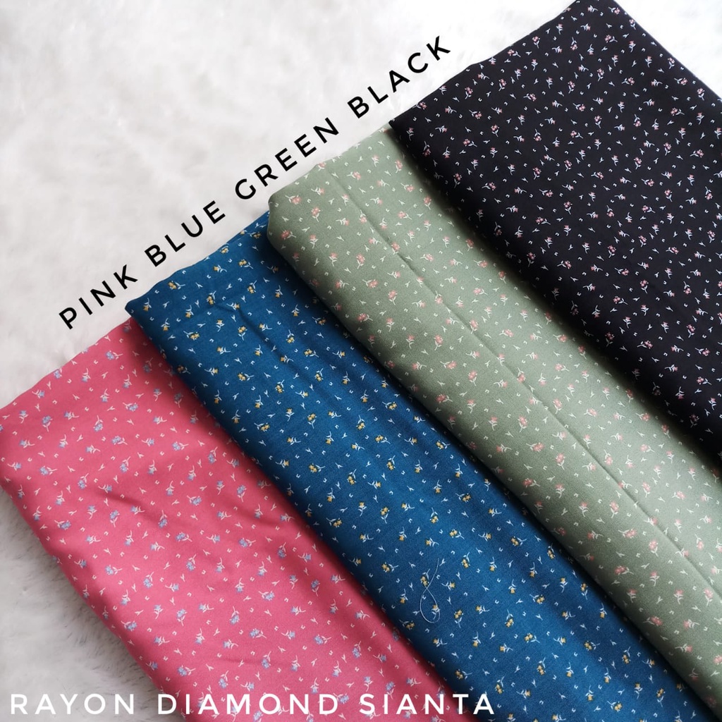 Jual Kain Meteran Rayon Diamond Sianta (0.5M) Indonesia|Shopee Indonesia