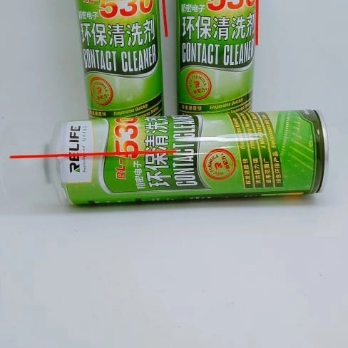 Jual CONTACT CLEANER RELIFE RL-530 550ML CAIRAN PEMBERSIH KACA LCD DAN ...