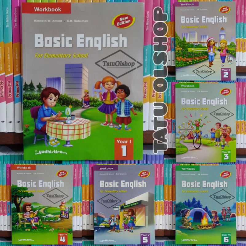 Jual Buku Workbook Basic English SD Kelas 1 2 3 4 5 6 New Edition | Shopee Indonesia