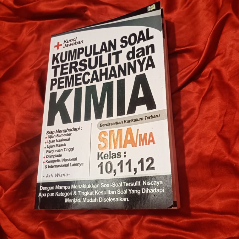 Jual BUKU BEKAS KUMPULAN SOAL TERSULIT DAN PEMECAHANNYA KIMIA SMA KELAS ... Jual BUKU BEKAS KUMPULAN SOAL TERSULIT DAN PEMECAHANNYA KIMIA SMA KELAS ...