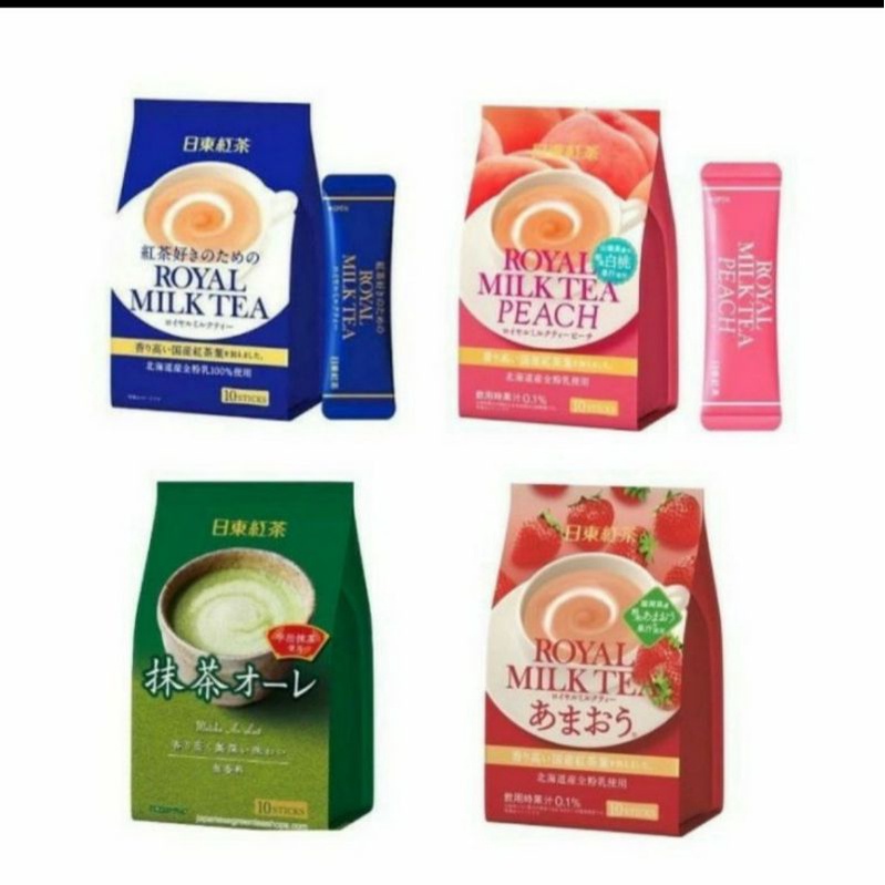 Jual (RESMI BPOM) Nittoh Royal Milk Tea Japan - Milk Tea Peach - Matcha ...