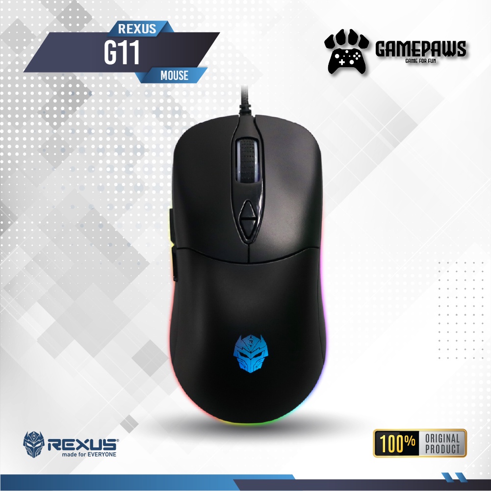 Jual Rexus Xierra G11 RGB Wired Gaming Mouse | Shopee Indonesia