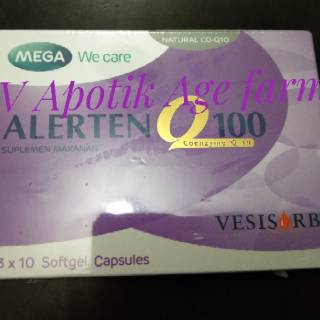 Jual Alerten Q100 Soft Caps isi 30 (Mega LifeSciences) | Shopee Indonesia