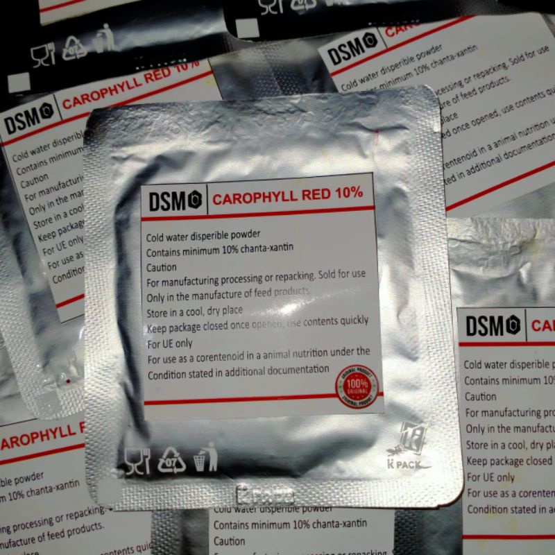 Jual Caropil Red Original // Carophyll Red(Channa,Louhan,Arwana ...