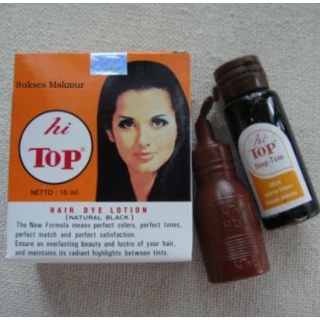 Jual Semir Rambut Penutup Uban Hitam Permanent ~ Semir Hi TOP 15ml ...