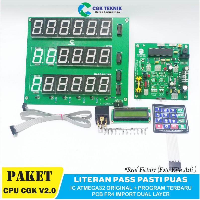Jual CGK TEKNIK - PAKET CPU PERTAMINI POM MINI CGK 2.0 POMPA DC KEYPAD MEMBRANE LCD 1602 ...