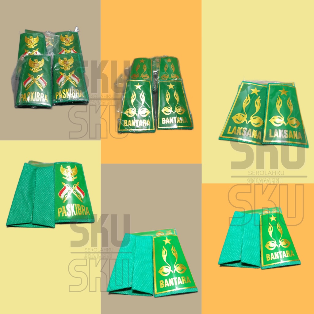 Jual TKU PRAMUKA,PASKIBRA / LAKSANA / BANTARA Bahan MIKA (HARGA PER PASANG) | Shopee Indonesia