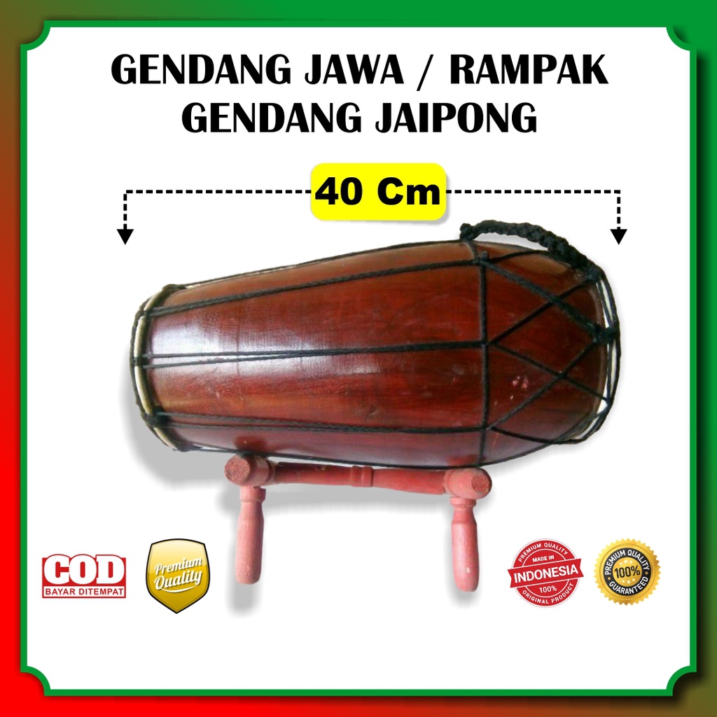 Jual Kendang / Gendang / Rampak 40cm - Gendang Jawa atau Gendang ...