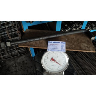 Jual Angkur Beton M22 x 500 mm - Angkur Besi 7/8" x 50 cm - Angkur L ...