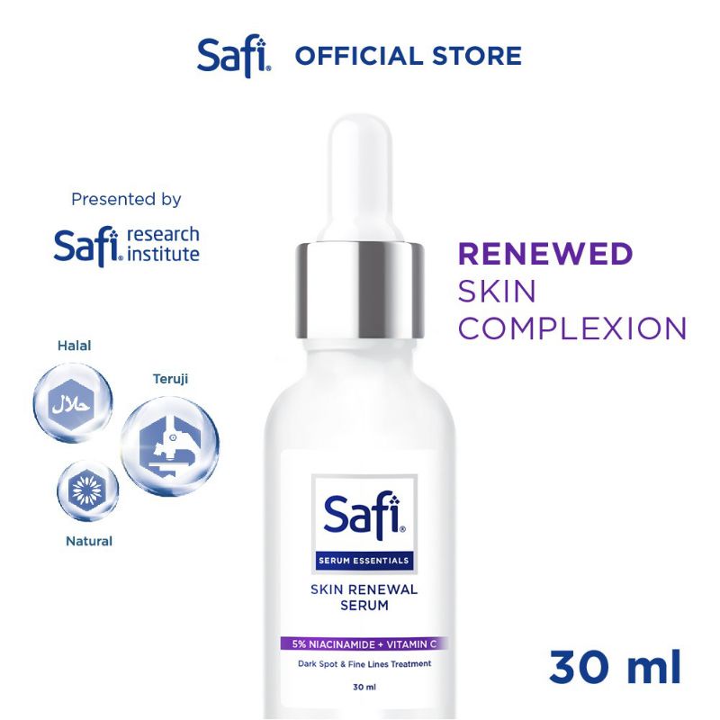 Jual Safi Serum Essentials Skin Renewal Serum Niacinamide Vitamin C ...