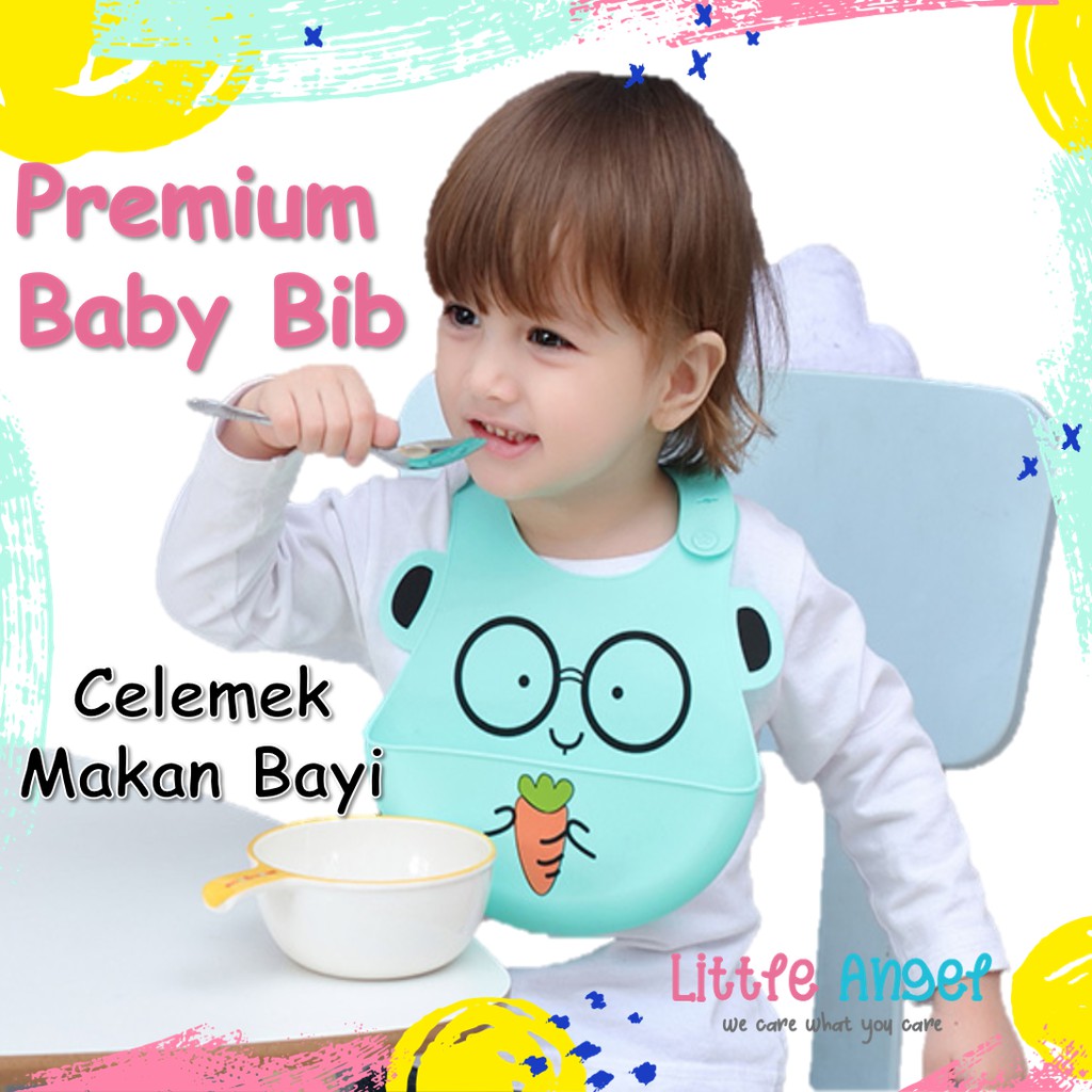 Jual Celemek Makan Bayi BABY BIB SLABER Karet Anak Baby Burb Apron ...