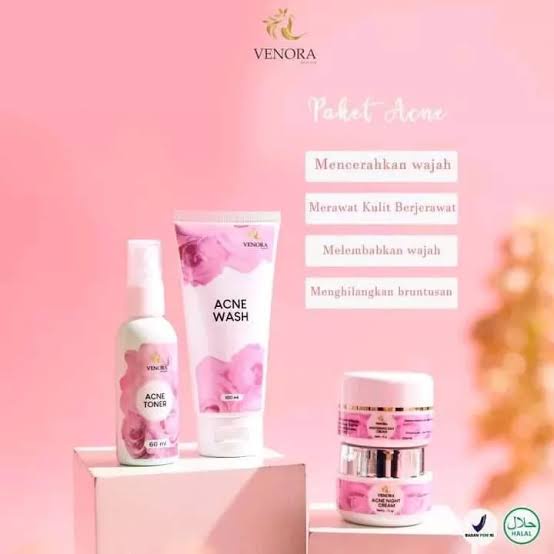 Jual VENORA BRIGHTENING & ACNE SKINCARE | Shopee Indonesia