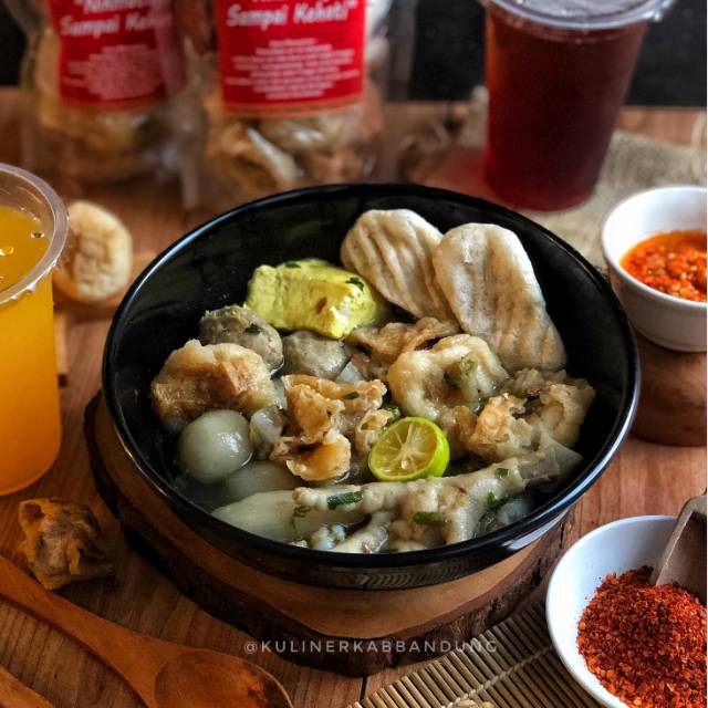 Bakso aci + baso aci tulang rangu + baso sapi + siomay mini + cuanki ...