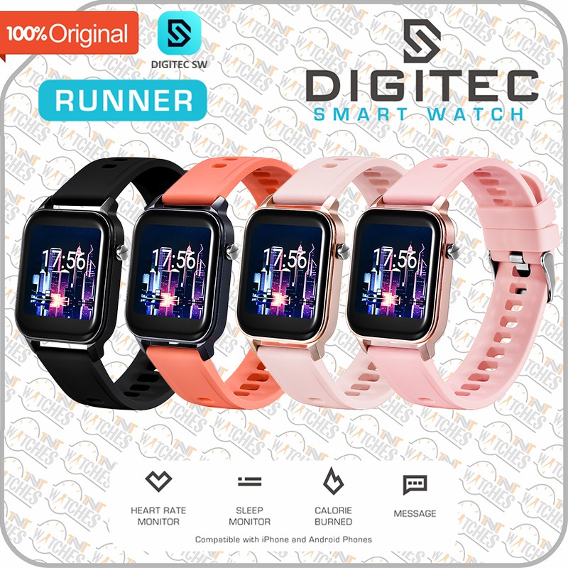 Jam Tangan DIGITEC DG SW RUNNER / DG-SW-RUNNER / RUNNER Smartwatch ...
