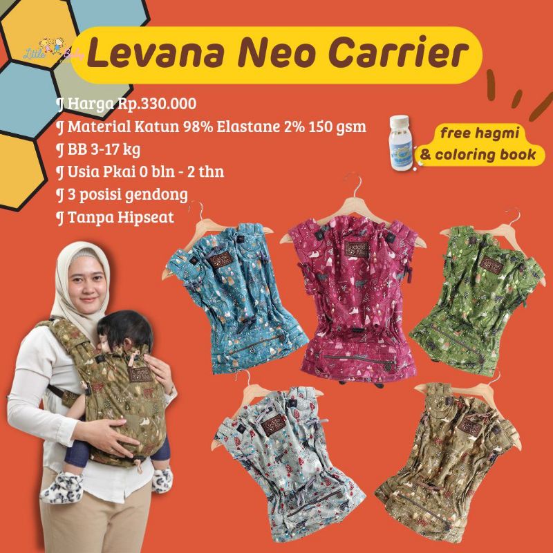Jual Levana Carrier CuddleMe | Gendongan SSC Levana Carrier | Gendongan Bayi | Gendongan Mshape ...