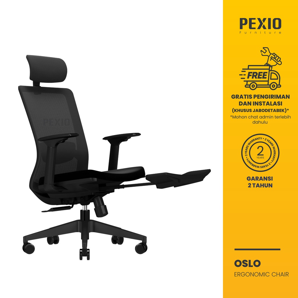 Jual Kursi kantor PEXIO | Office Chair PEXIO | Oslo Indonesia|Shopee ...