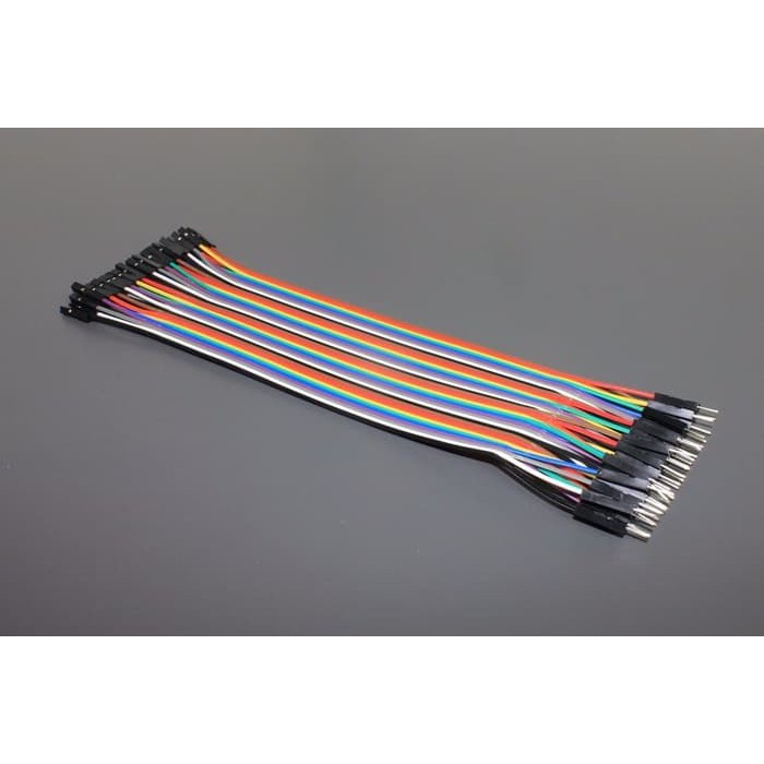 Jual kabel jumper dupont male female 20cm isi 20 breadboard arduino ...
