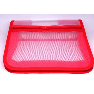 Jual Map Plastik Kancing 2 Jaring Folio/ Zipper School Bag / Map ...