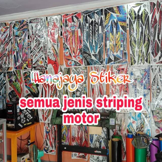 Jual STRIPING MOTOR MATIC / LIST MOTOR / STRIPING ORIGINAL / STRIPING ...