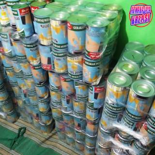 Jual Celengan Kaleng Karakter Custom Buka Tutup Bawah / Kencleng Infaq ...