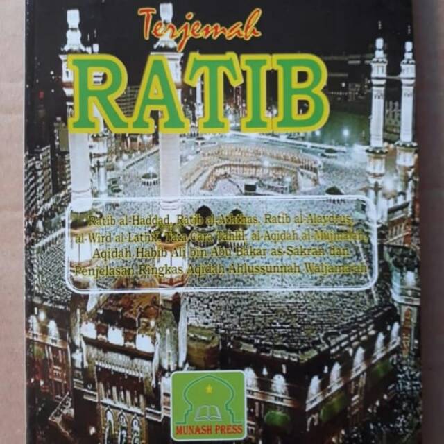 Jual Buku Ratib, Terjemah RATIB, Rotib, Kitab Ratib, Al Haddad, Athas ...