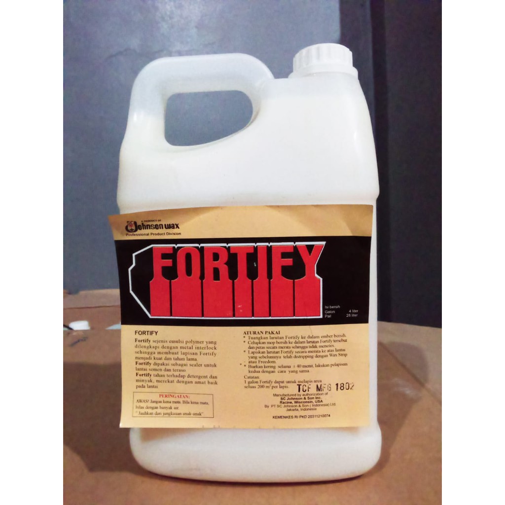 Jual SC Johnson - Fortify (Sealer Untuk Lantai Semen & Teraso) 4 Liter ...