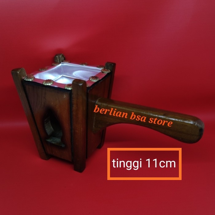 Jual tempat bakaran tungku buhur bukhur kayu mini dari jati Burner ...