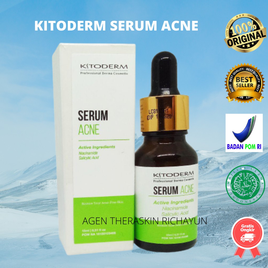 Jual Kitoderm serum acne | Shopee Indonesia